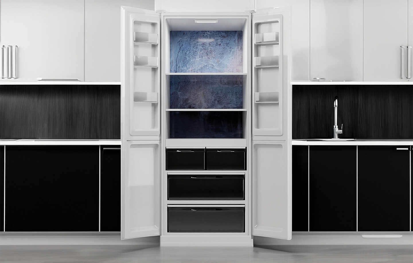 Plastic Decoration: Refrigerator Interior